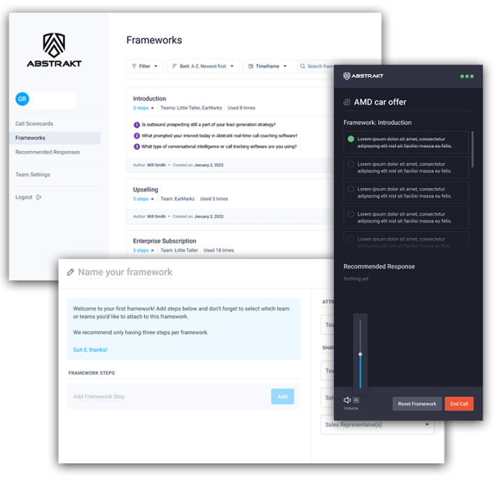 Real-Time Call Coaching Software | Increase Win Rates | Abstrakt